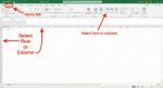 How to Add Rows and Columns in Microsoft Excel - The Techie Senior