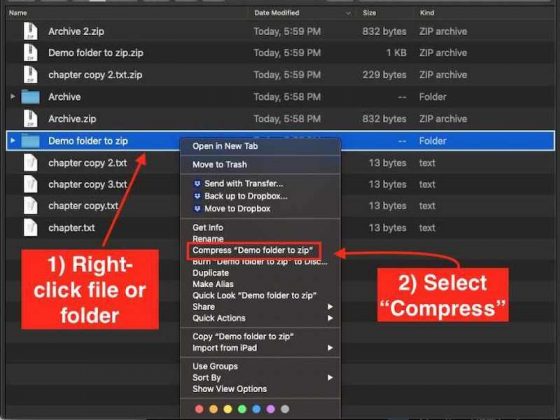 2 Ways To Zip And Share Multiple Files Or Photos From Your Computer The Techie Senior