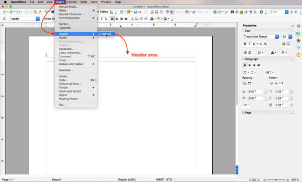 How To Add Page Numbers In OpenOffice Writer The Techie Senior