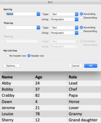 Sort a List in Microsoft Word Quickly and Easily - The Techie Senior