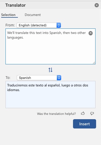 Translate A Word Document To Spanish And Other Languages The Techie Senior
