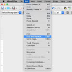 Find and Replace in LibreOffice Writer - The Techie Senior