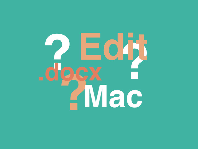 How To Edit Word Files On A Mac The Techie Senior