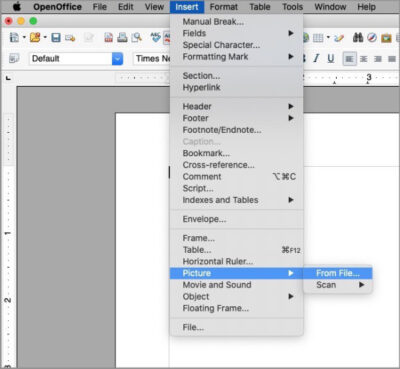 How to Put Text Over an Image in OpenOffice Writer - The Techie Senior