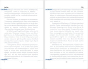 How to Set Headers and Footers for a Print Book in Microsoft Word - The ...