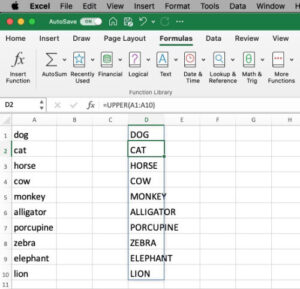 How to Capitalize in Excel - Changing Case - The Techie Senior